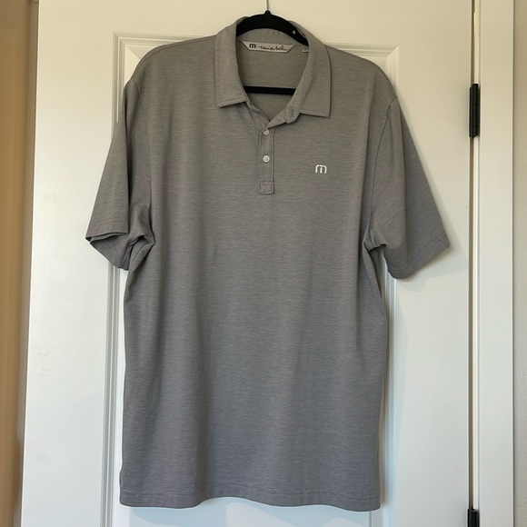 Travis Mathew | Shirts | Grey Travis Mathew Golf Polo Mens Large | Poshmark